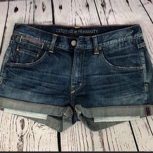 Citizens Of Humanity | Shorts | Citizens Of Humanity Distressed Cut Off ...